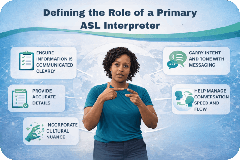 Role of a Primary ASL Interpreter: Access to Understanding